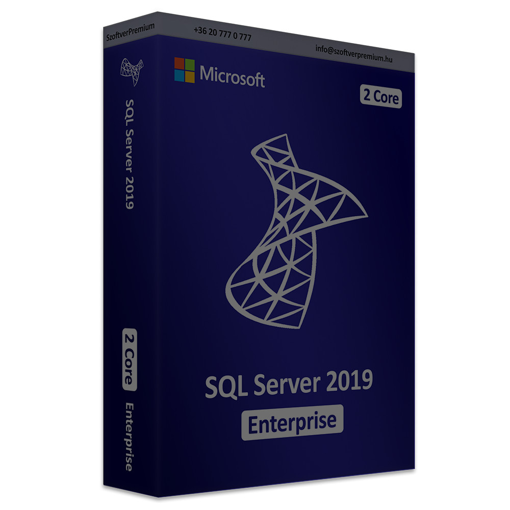 SQL Server 2019 Enterprise (2 Core) licenc | SzoftverPremium